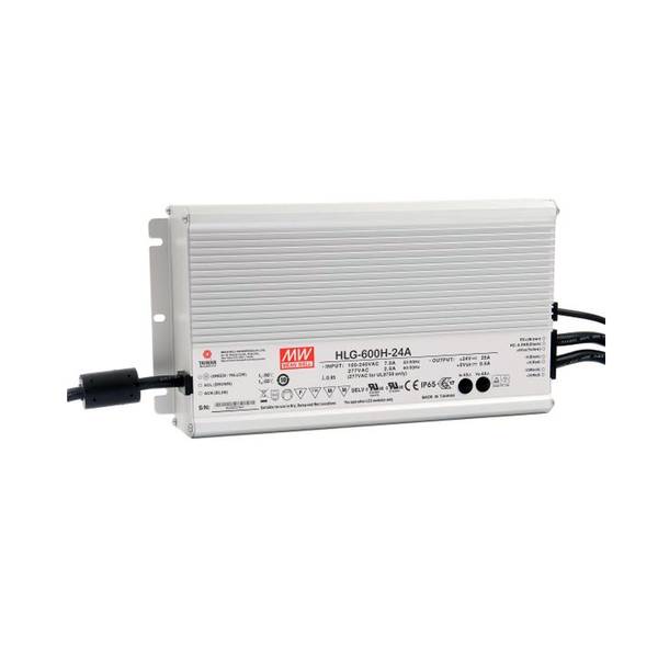 24V LED strip light DRIVER 600W, IP65, Mean Well - Ledstore.pro