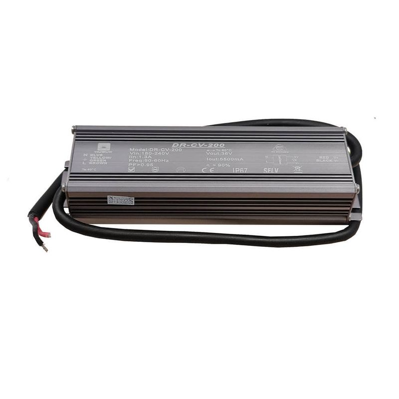 36V LED light DRIVER 200W, IP67 - Ledstore.pro