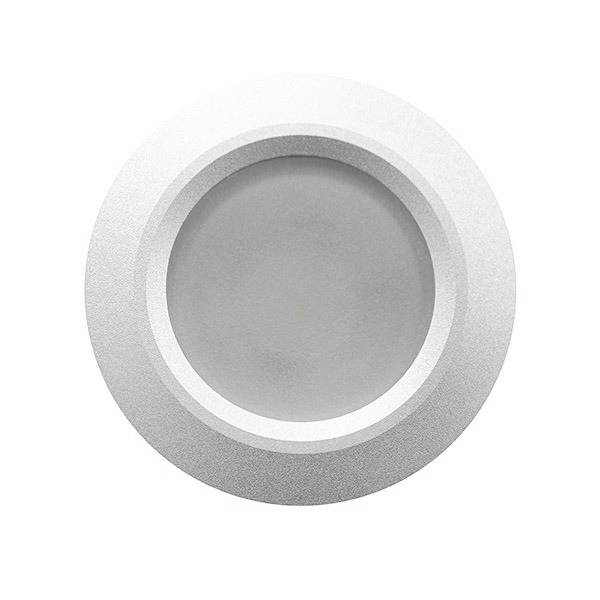 LED downlight — ROUND, IP54, dimmable 9W, silver, high CRI97, 4000K ...
